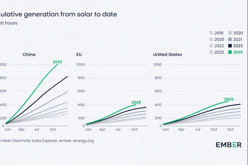 Why is China the first nation to surpass 1000 TWh of yearly solar power ...